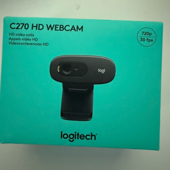 Logitech | Computers, Laptops & Parts | Logitech Black Hd Webcam For Computers | Poshmark